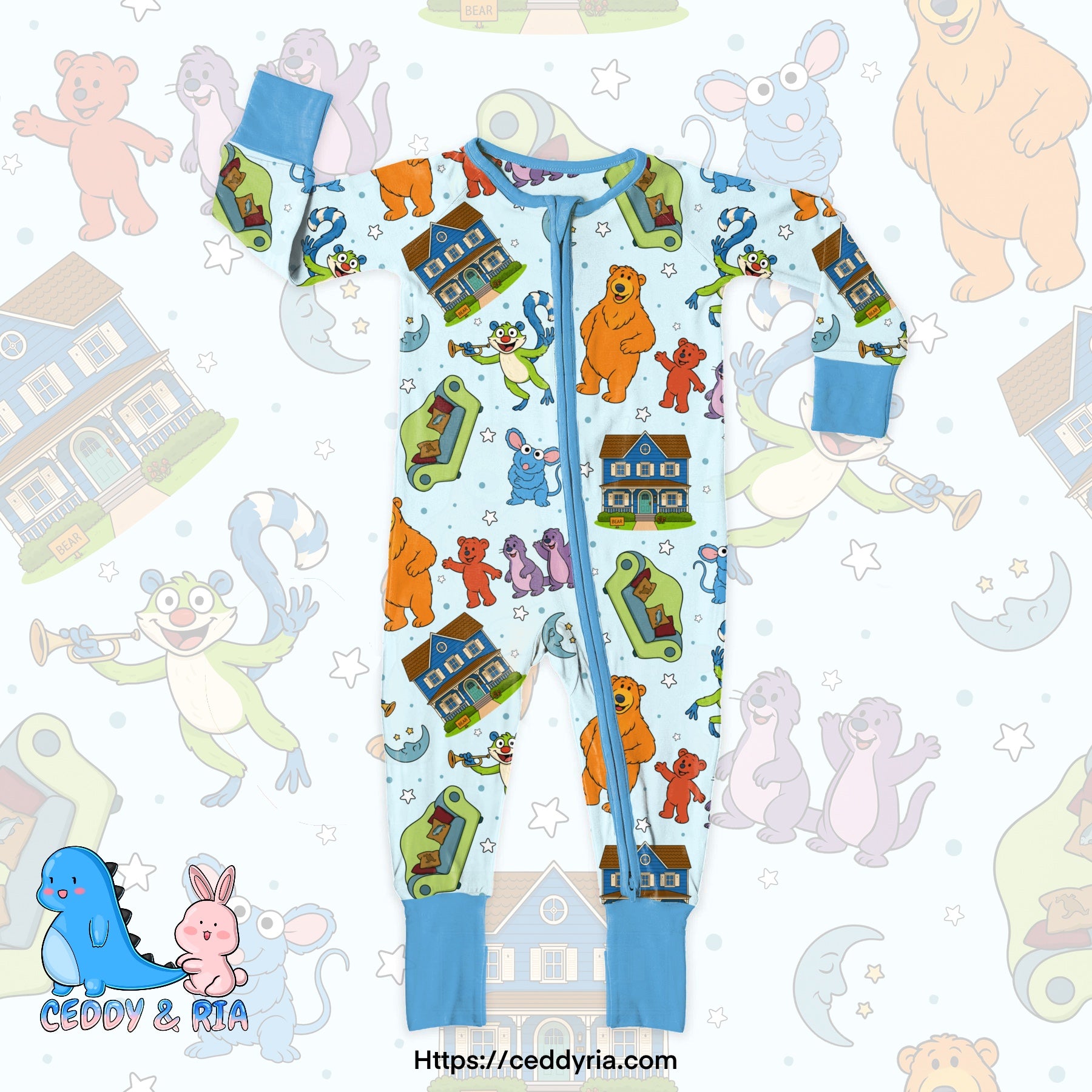 PREORDER Big Blue Snuggy Zip – CEDDY & RIA